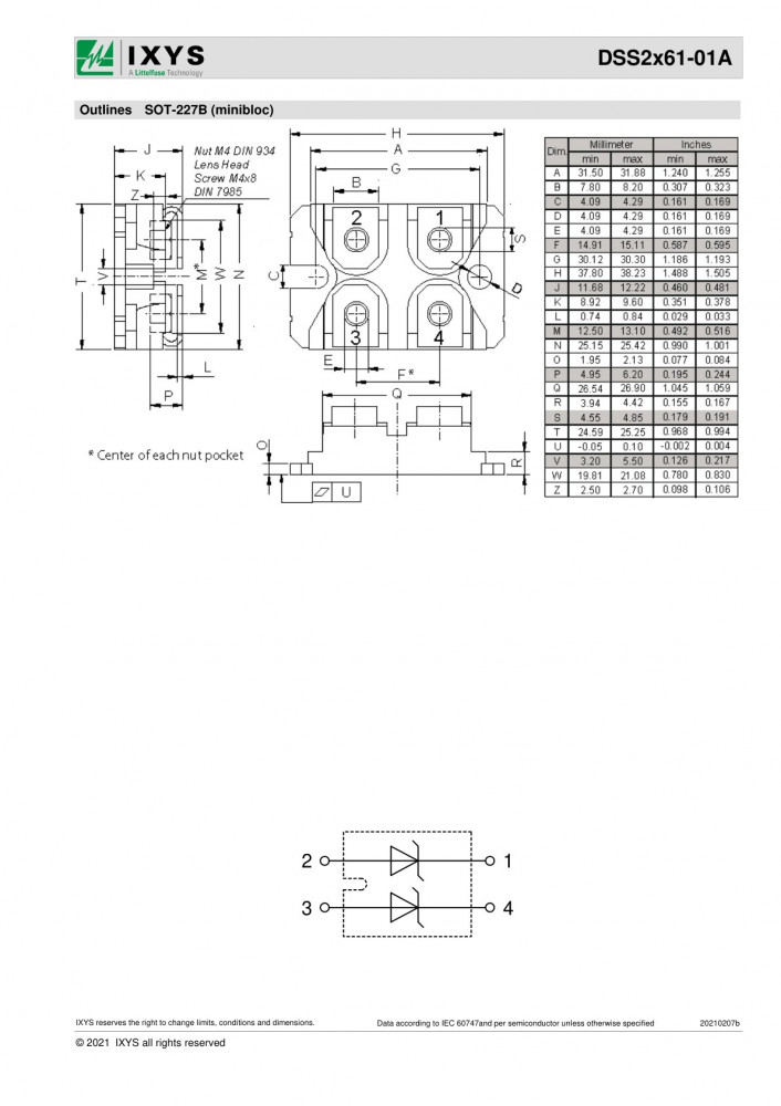 DSS2X61-01A datasheet page 4