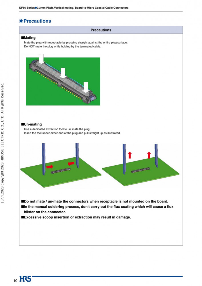 HRS DF56 Series documentation page 10
