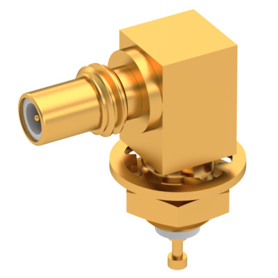 SMC / STRAIGHT JACK MALE SOLDER CLAMP FOR .085''/50 SR GOLD