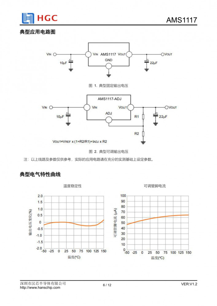 AMS1117 datasheet page 6