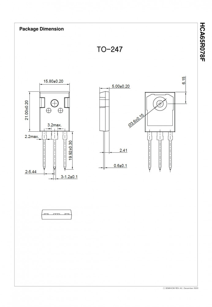 HCA65R078F datasheet page 7
