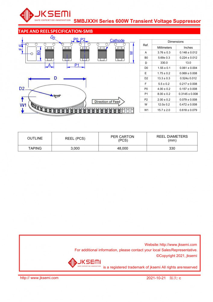 JKSEMI SMBJ440CAH datasheet page 6