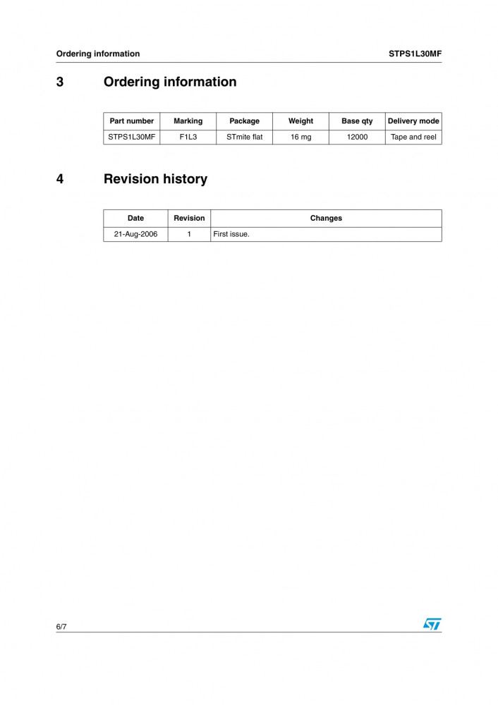 STPS1L30MF datasheet page 6