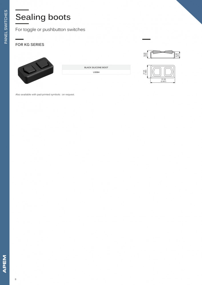 APEM sealing boots document page 8