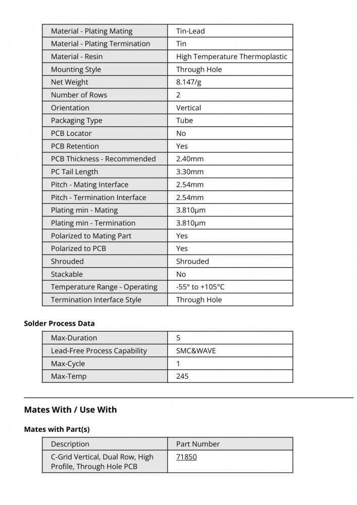 MOLEX 15477546 technical document image, page 3