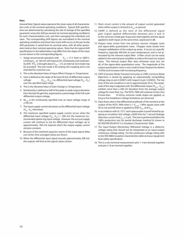 HCPL-7840 datasheet page 10