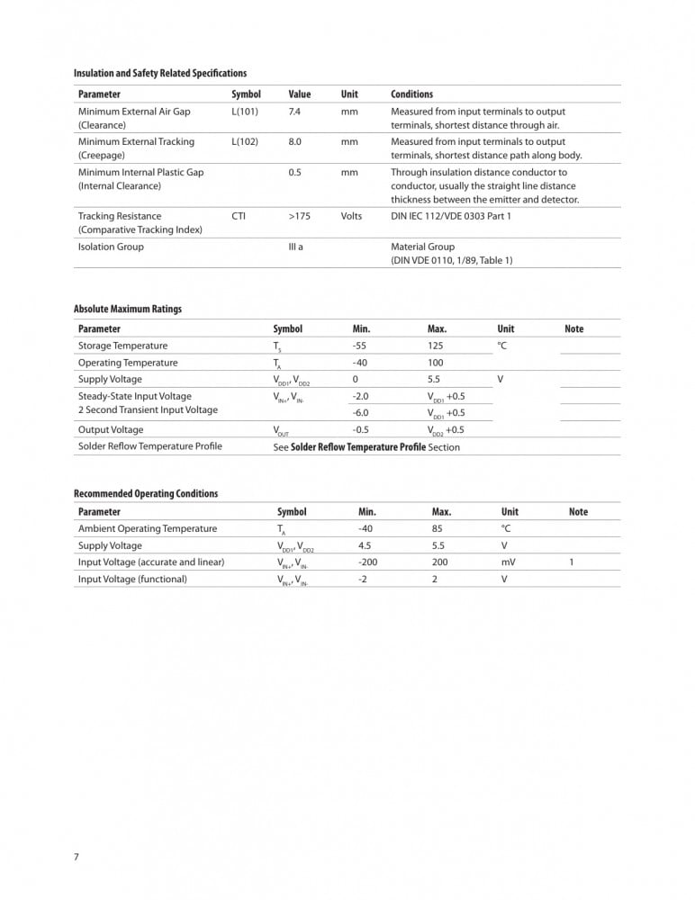HCPL-7840 datasheet page 7