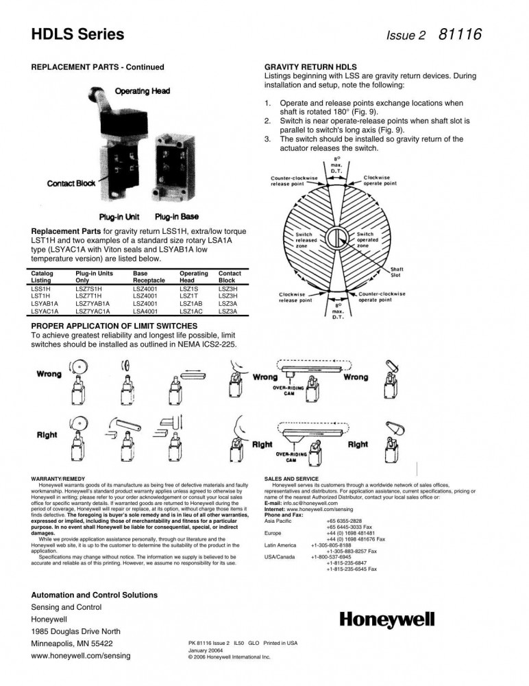 Honeywell HDLS installation instruction page 4