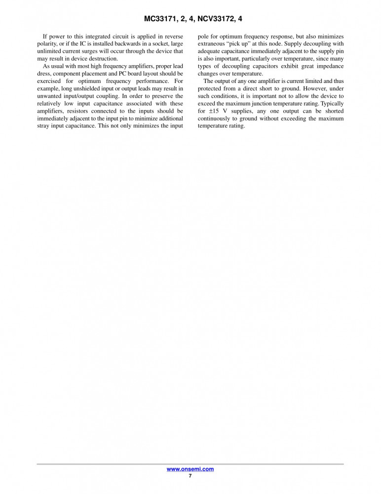 MC33171 document page 7