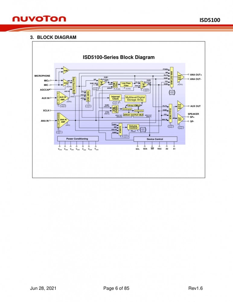 ISD5108SY datasheet page 6