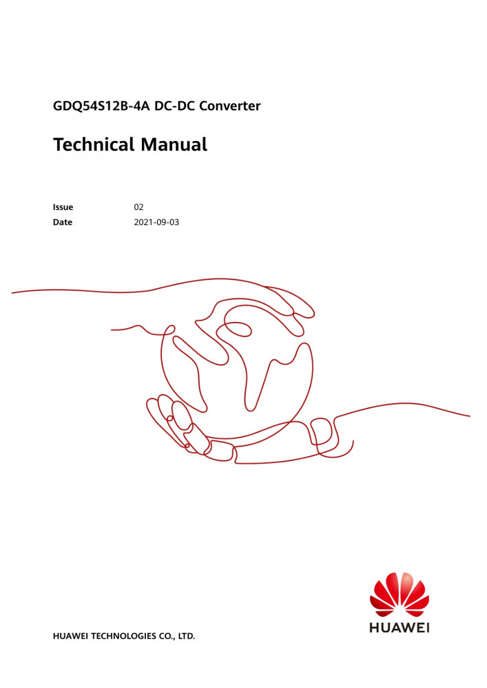 GDQ54S12B-4A technical manual page 1