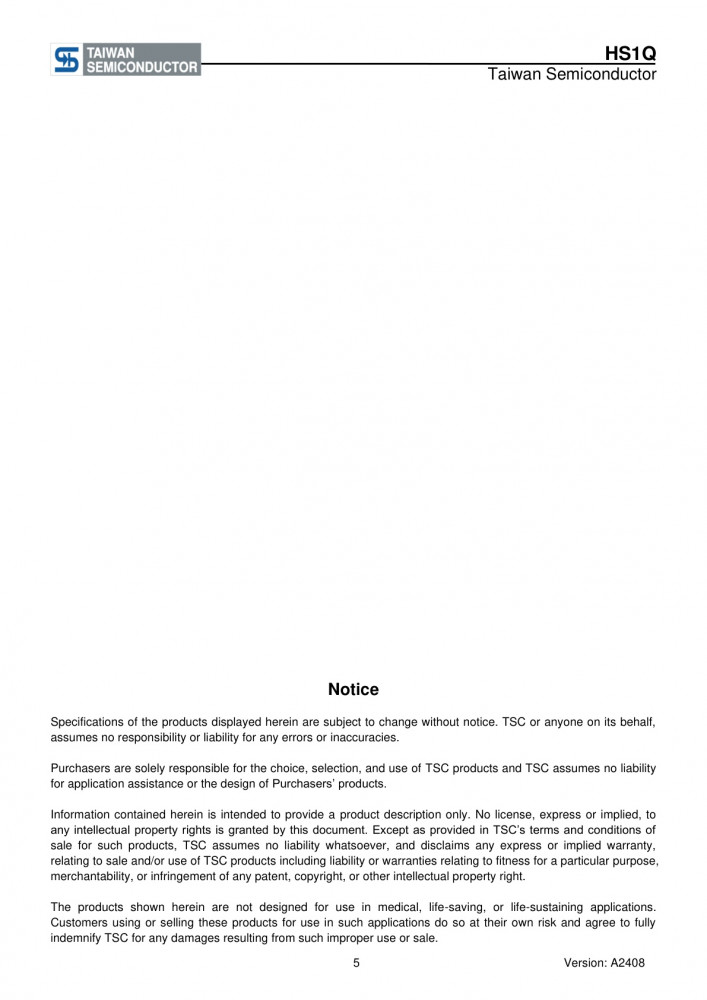 HS1Q datasheet page 5