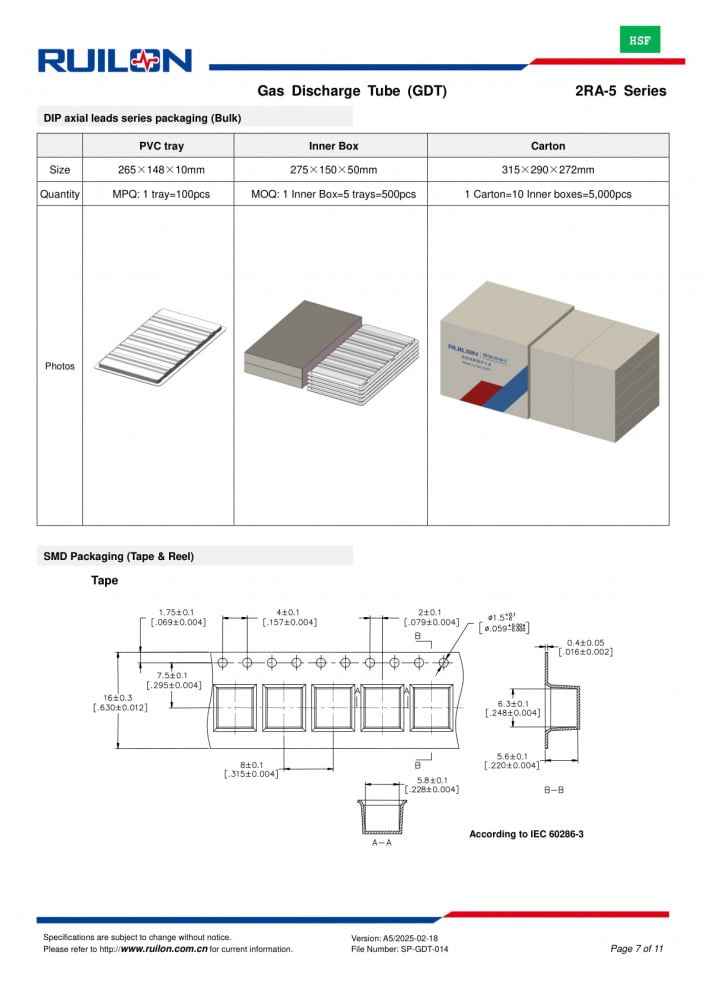 2R600SA-5 datasheet page 7
