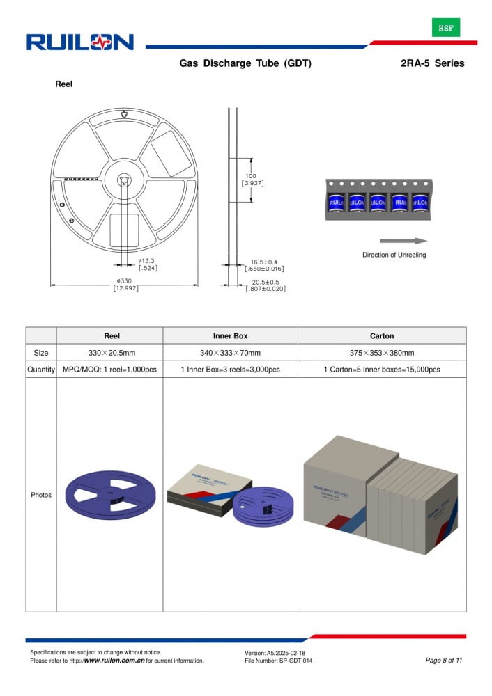 2R600SA-5 datasheet page 8