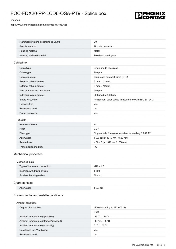 Phoenix Contact 1083665 technical document page 3