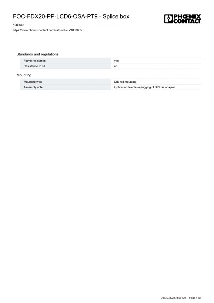 Phoenix Contact 1083665 technical document page 4