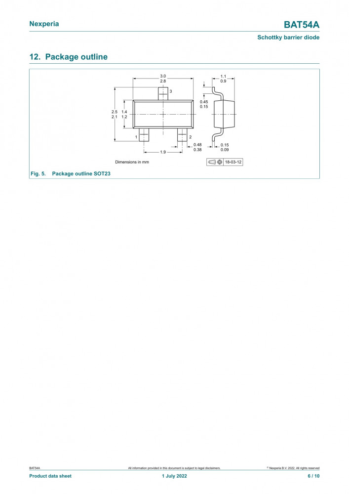 BAT54A,215 datasheet page 6