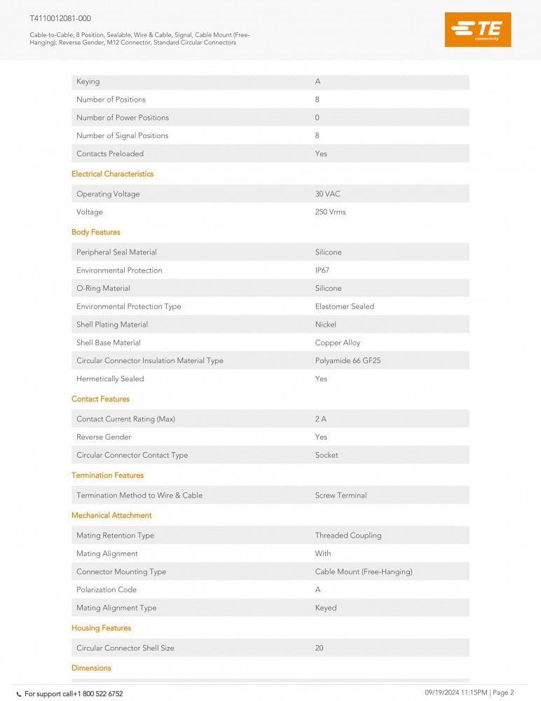 T4110012081-000 technical document page 2