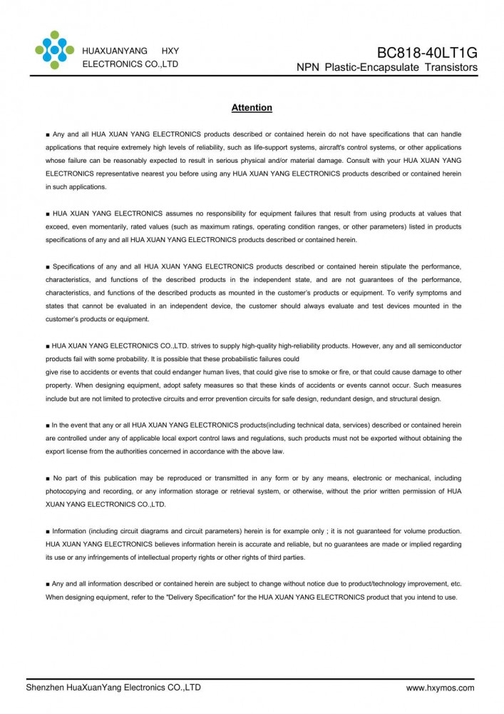 BC818-40LT1G-HXY datasheet page 5