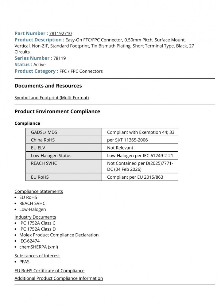 781192710 product document page 1