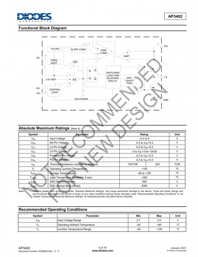 AP3402KTTR-G1 datasheet page 3
