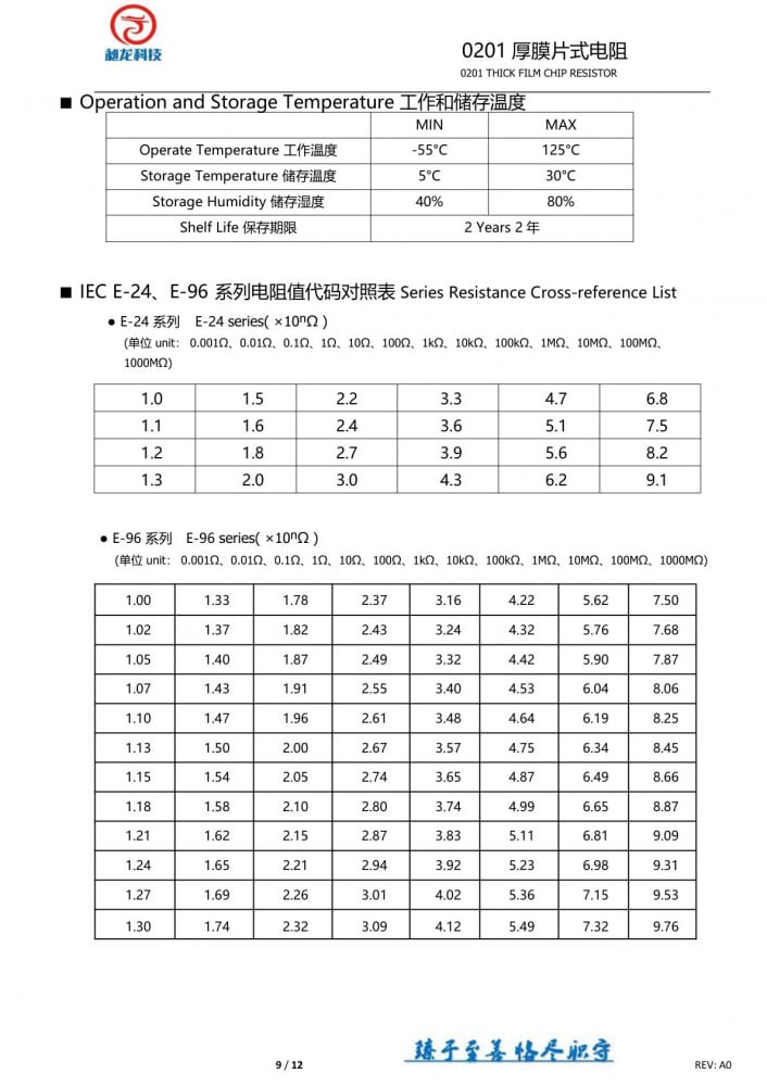 CHANGLONG datasheet page 9