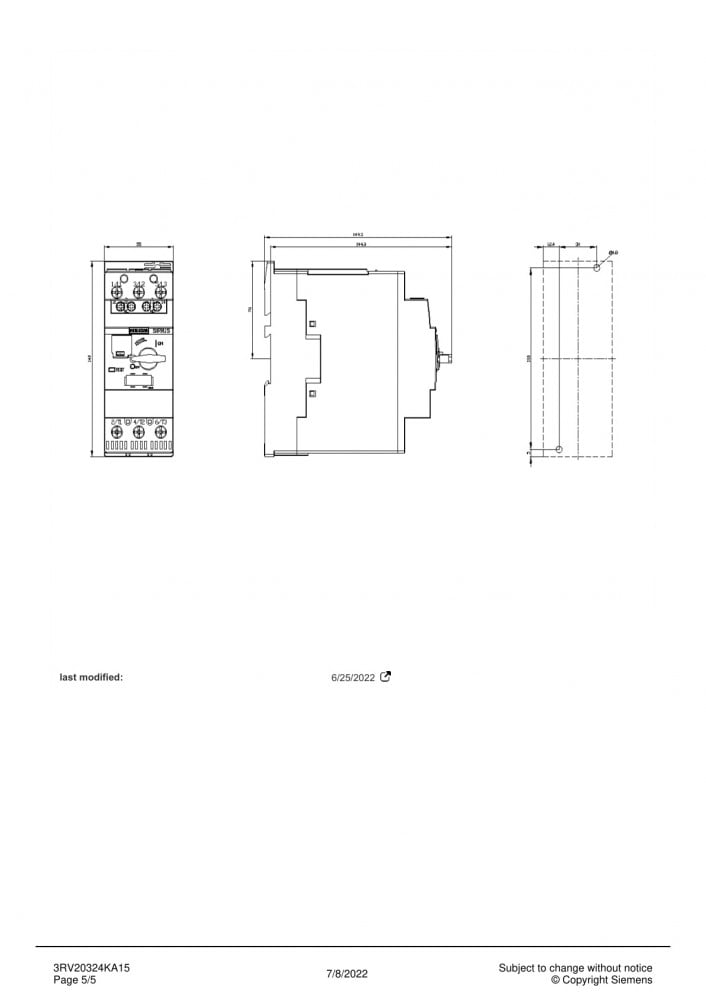 3RV20324KA15 datasheet page 5