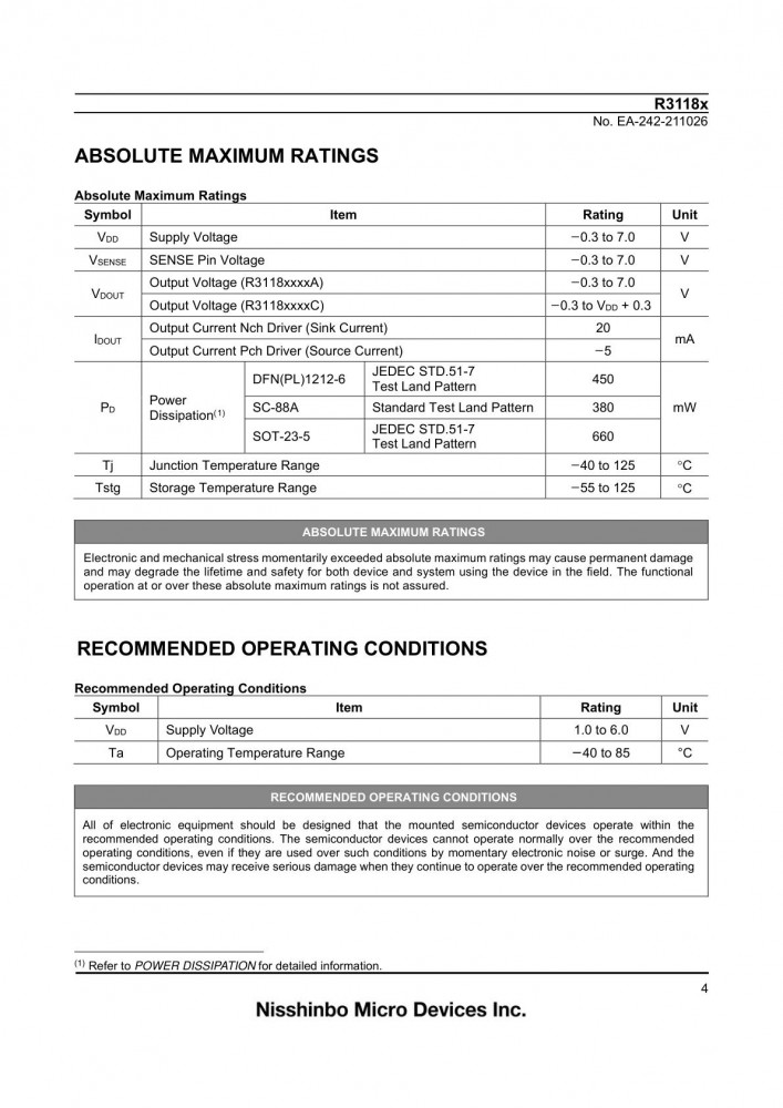 R3118 datasheet page 4