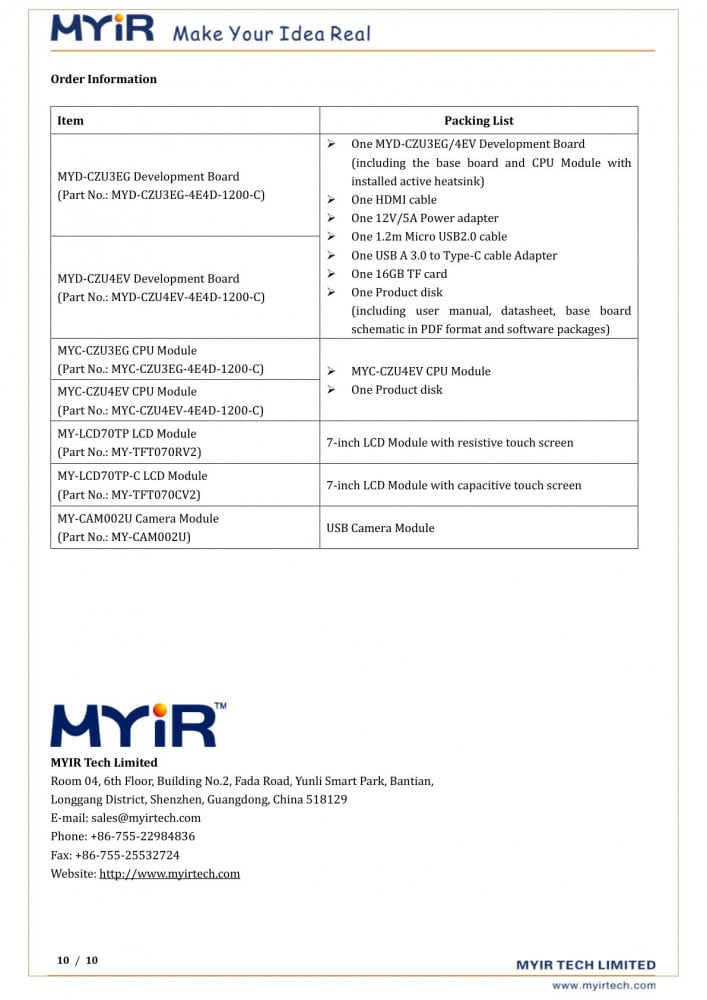 MYD-CZU3EG document page 10