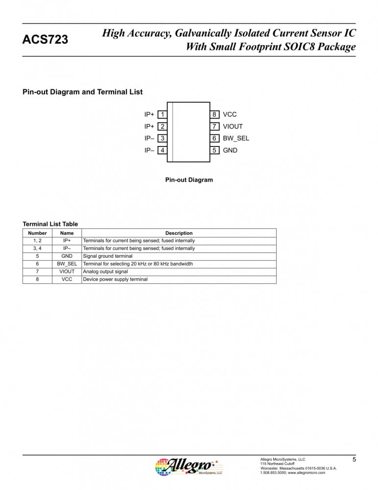 ACS723 datasheet page 5