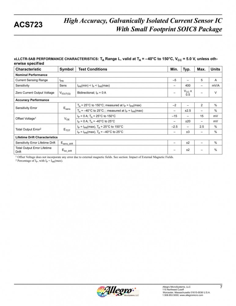 ACS723 datasheet page 7