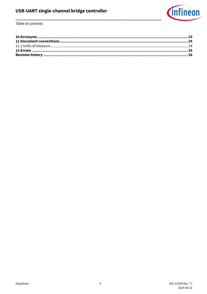 CY7C65223 technical document page 9