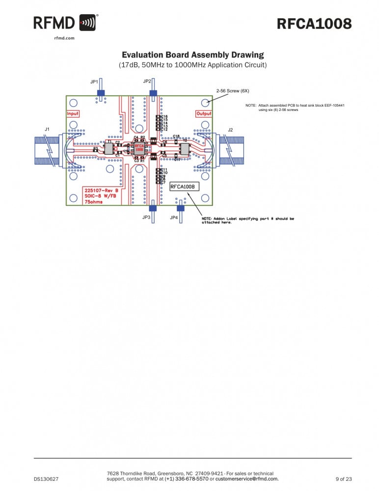 RFCA1008 technical document page 9