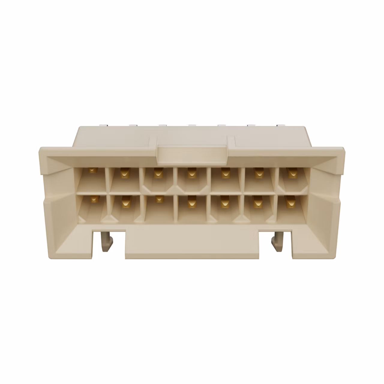 Mini-Fit BMI First Mate / Last Break Header, 4.20mm Pitch, Dual Row, Right-Angle, 14 Circuits, Nylon 6/6 UL 94V-0, Gold (Au) Plating for sale