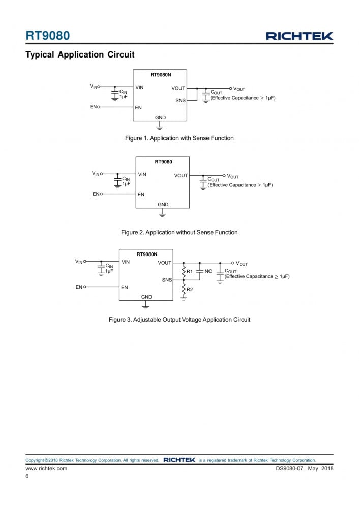 RT9080 datasheet page 6