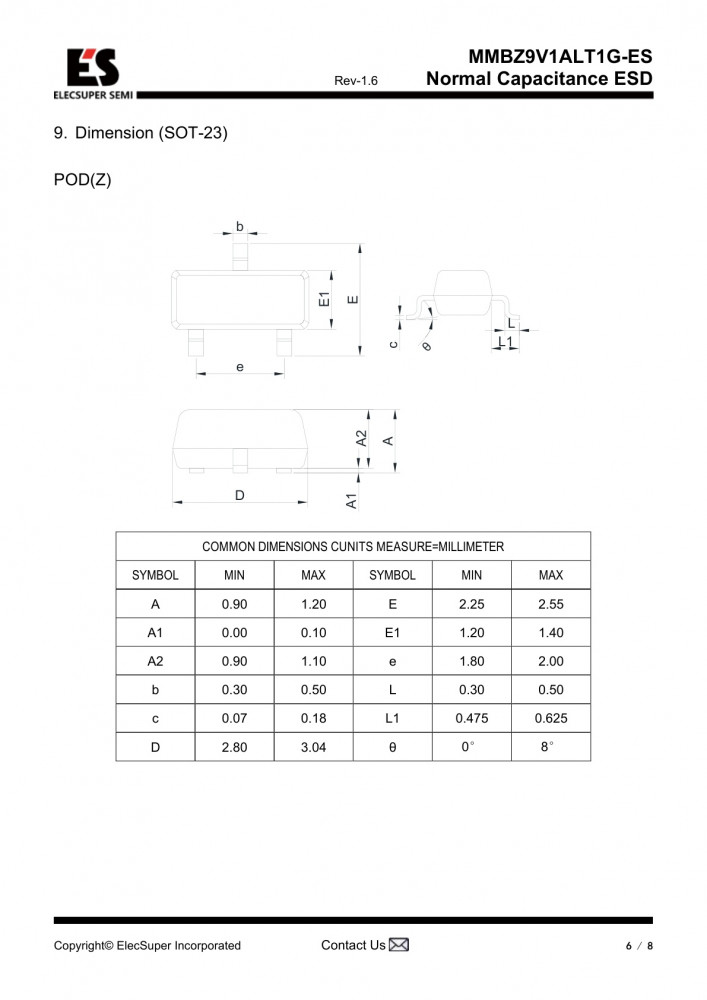 MMBZ9V1ALT1G-ES datasheet page 6
