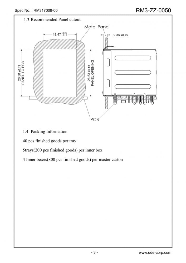 RM3-ZZ-0050 technical document page 4