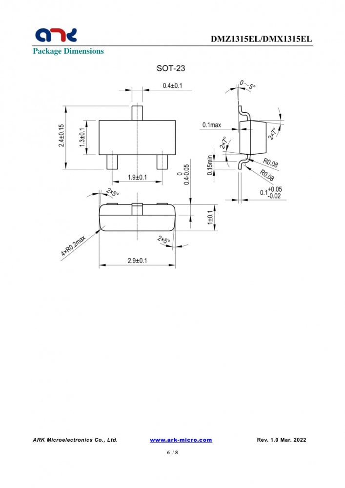 DMX1315EL datasheet page 6