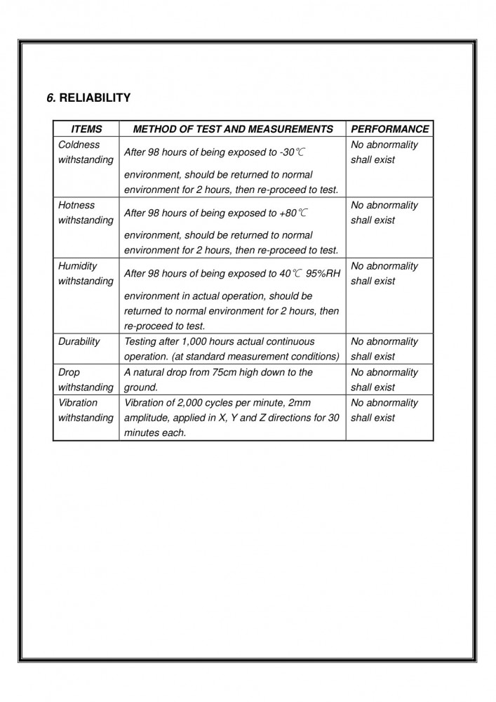HYG-9032A specification page 5