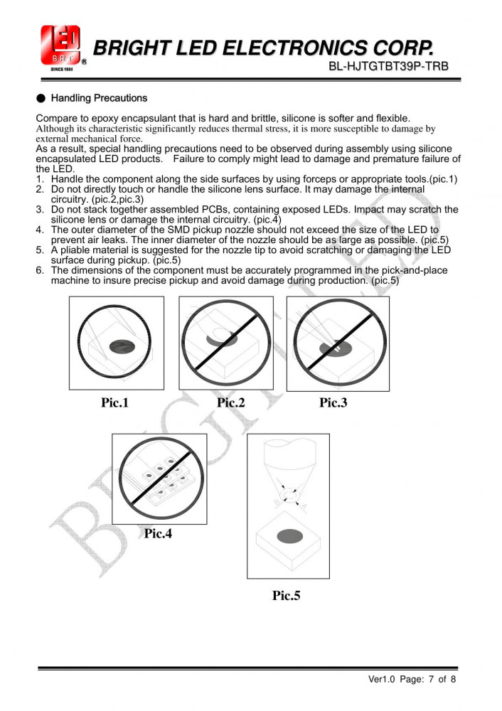 BL-HJTGTBT39P-TRB datasheet page 7