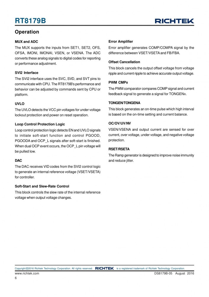 RT8179B datasheet page 6