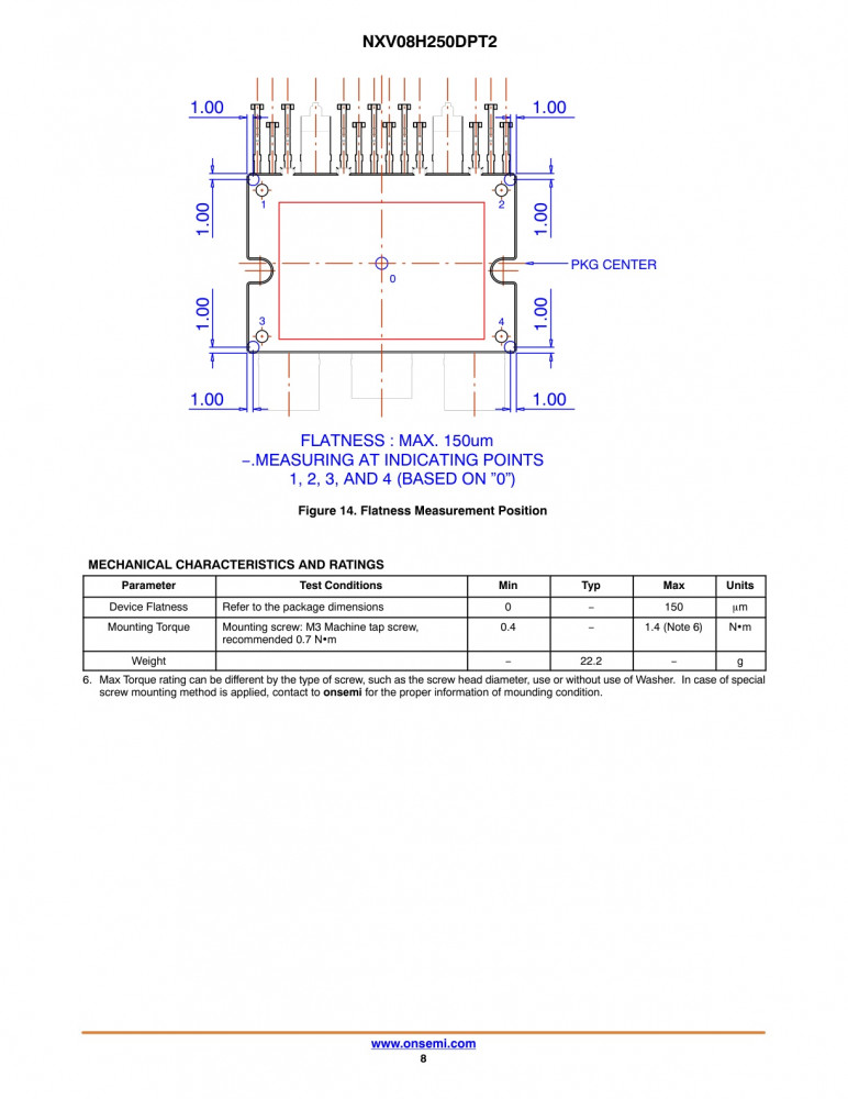 NXV08H250DPT2 datasheet page 8