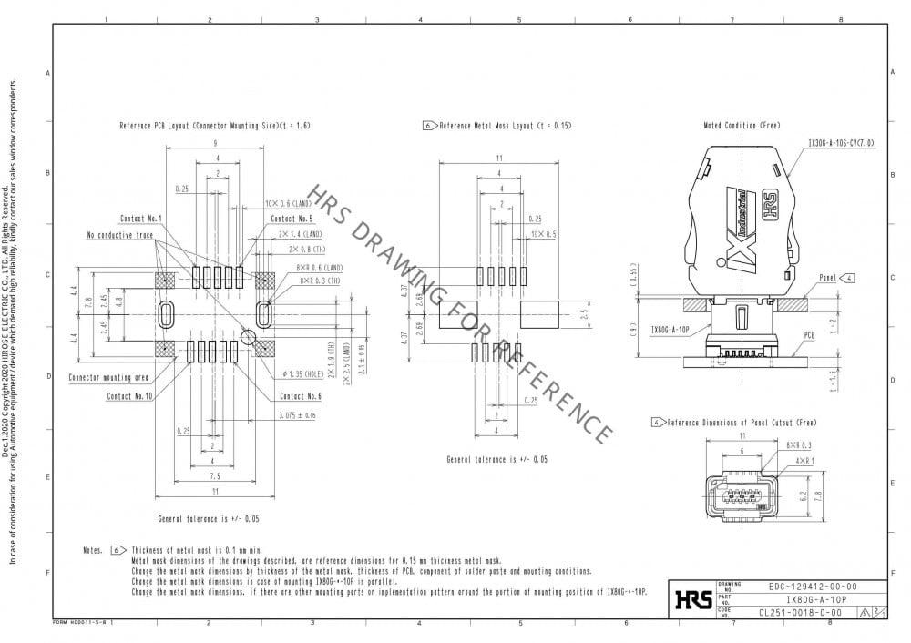 HRS IX80G-A-10P drawing page 2