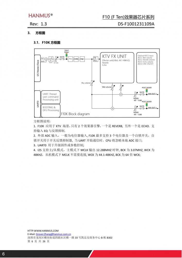 HANMUS F10K datasheet page 6