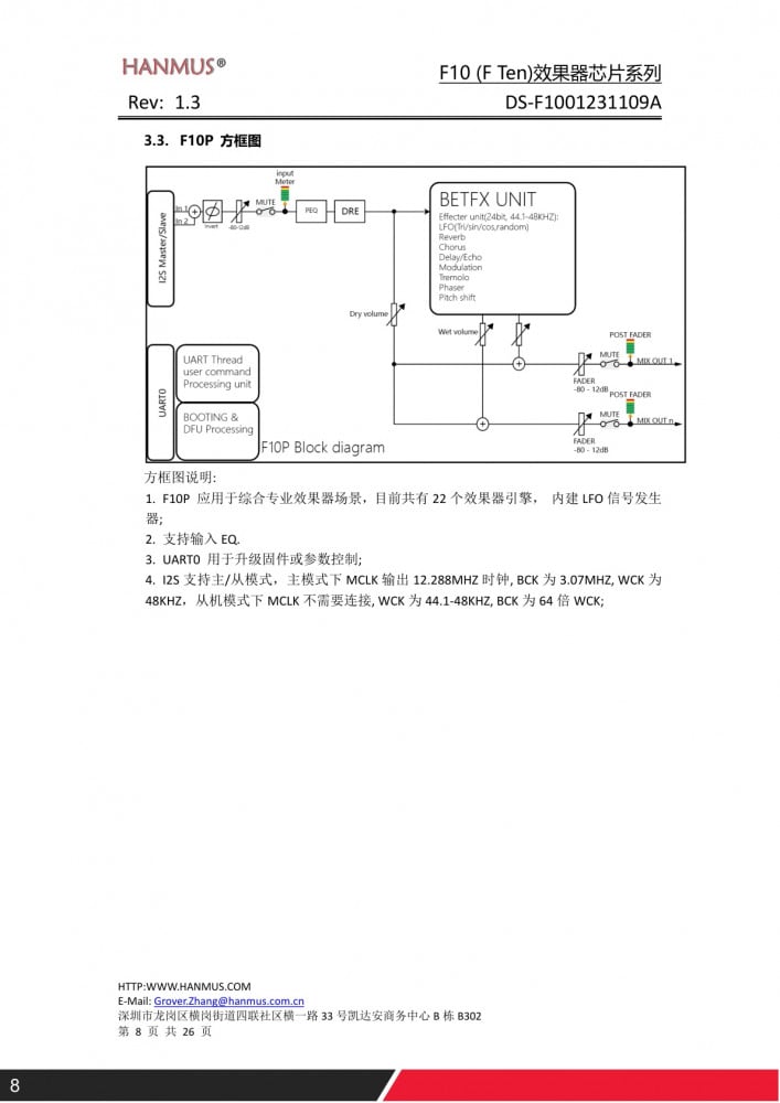 HANMUS F10K datasheet page 8