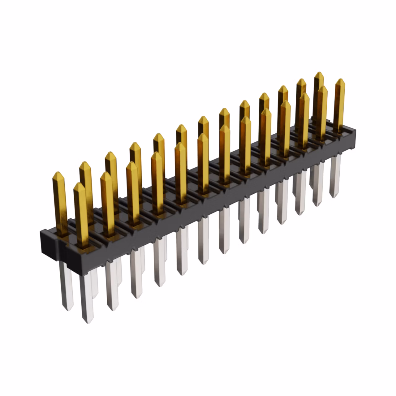 2.00mm Pitch Milli-Grid Header, Vertical, Through Hole, 26 Circuits, 0.76µm Gold (Au) Plating, Mating Pin Length 4.00mm, Tail Length 2.60mm, Tray, Lead-Free