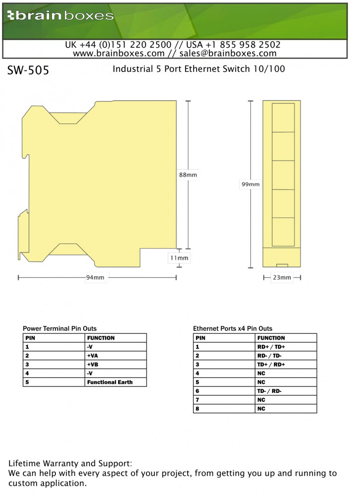 SW-505 product document image 3