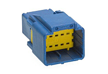 NSCC Male Housing, Terminal Size 1.50mm, Non-Sealed, 5.0mm Pitch, 10 Circuits, Blue for sale