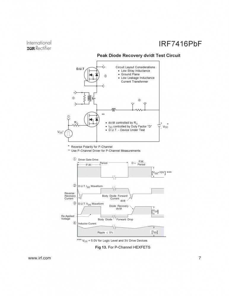 IRF7416 technical document page 7