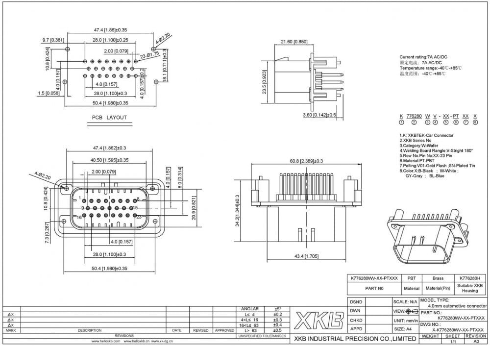 K776280 series technical drawing page 3